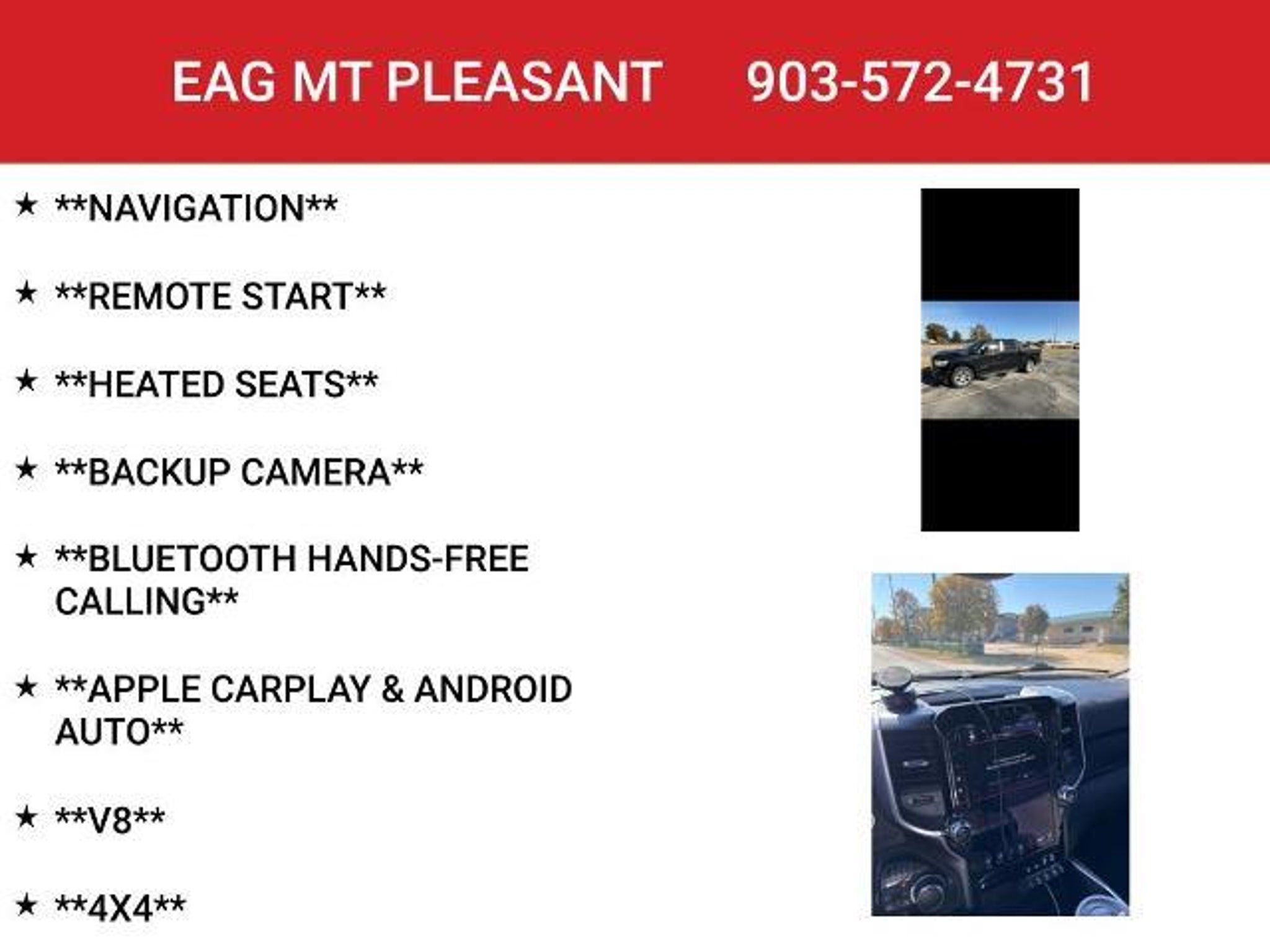 2021 RAM 1500 4X4 Big Horn 4DR Crew Cab 5.6 FT. SB Pickup For Sale in ...