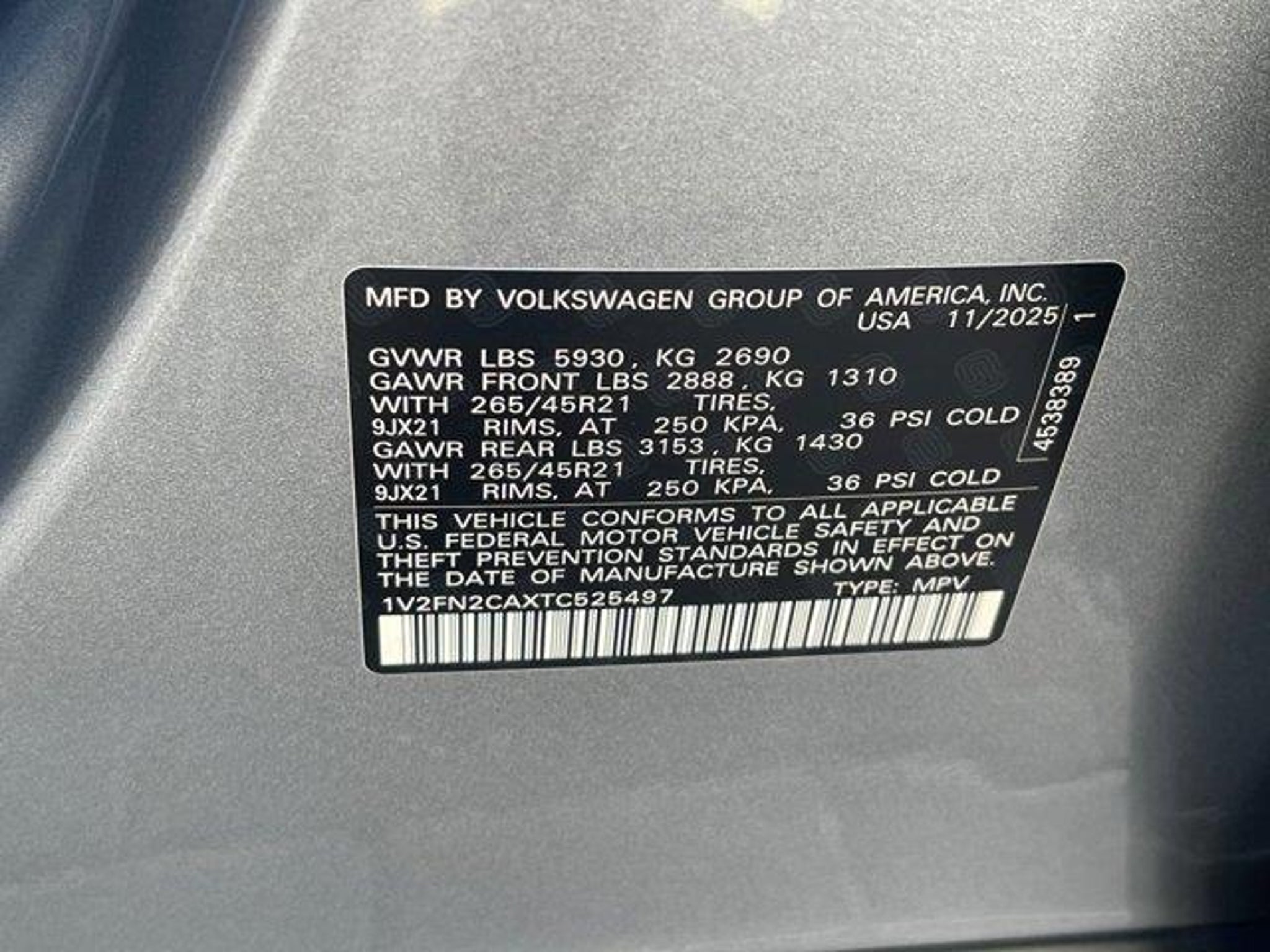 2026 Volkswagen Atlas AWD SEL Premium R-LINE 4motion 4DR SUV For Sale ...